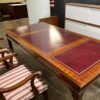 Council Table/Desk with Leather Inlay - Office Furniture Warehouse